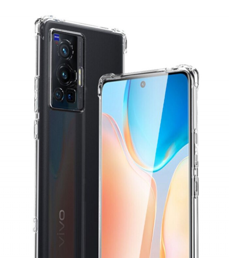VIVO X70 Pro Back Cover Transparent Extra Bumper Anti Shock Soft ...