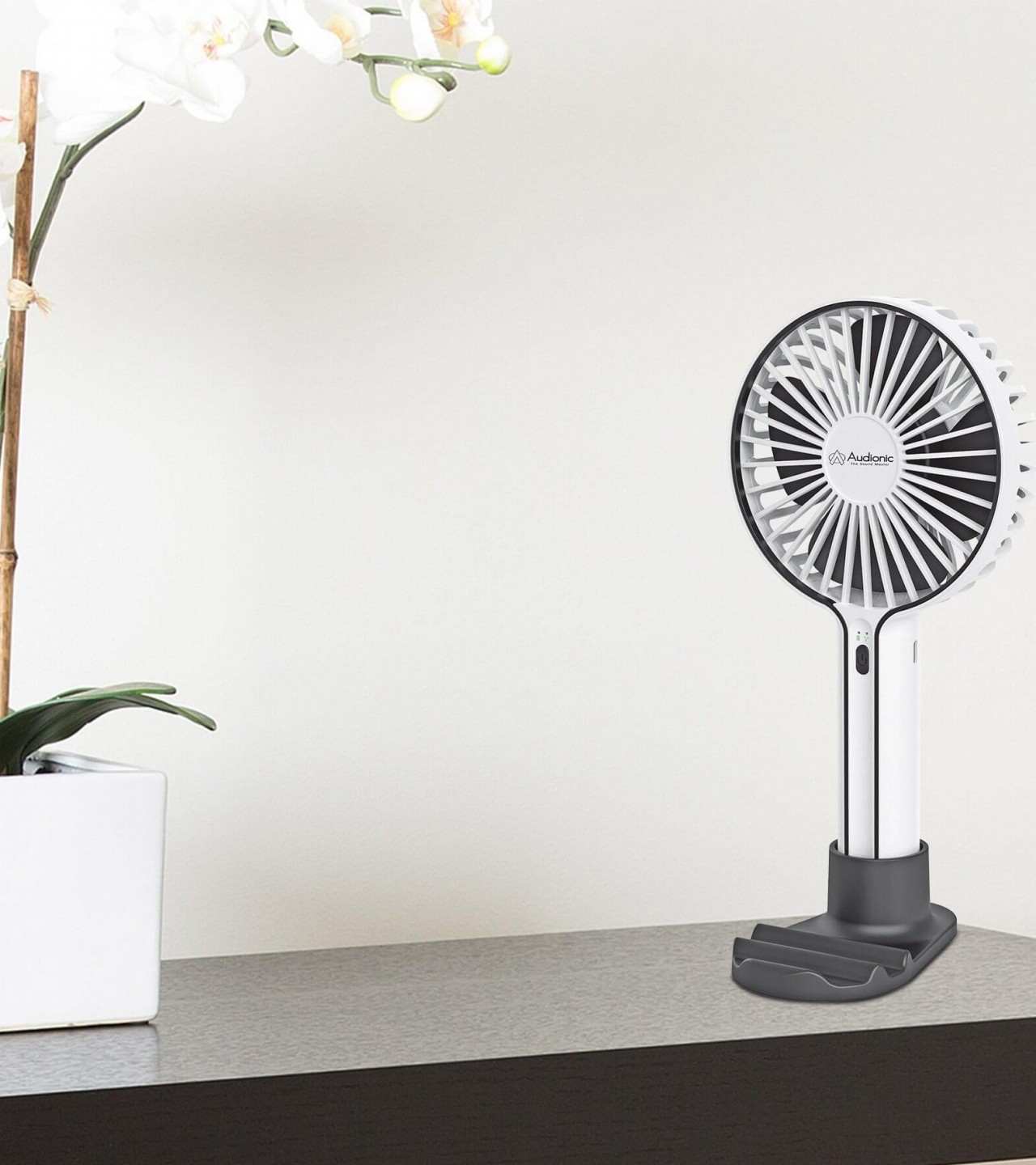 Audionic Airwave USB Rechargeable fan - With Base Mobile Stand - Sale ...