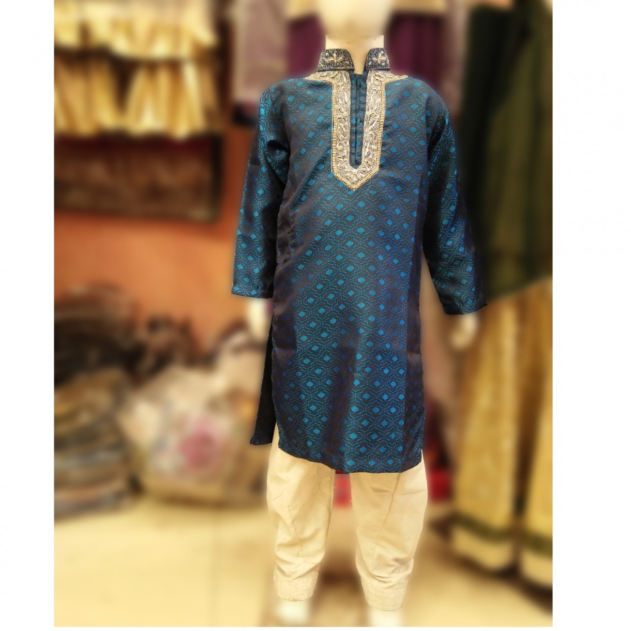 Readymade Jamawar Kurta Shalwar For Boys - 1 To 13 Years - Sale price ...