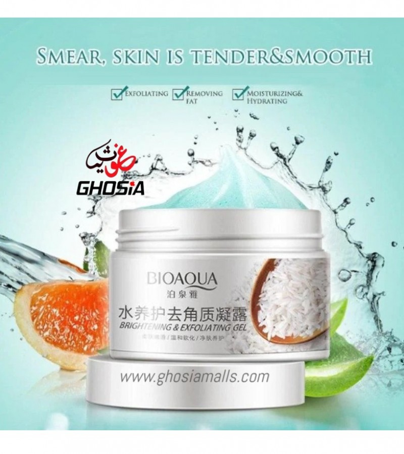 BIOAQUA Brightening & Exfoliating Rice Gel Face Scrub - Sale price ...