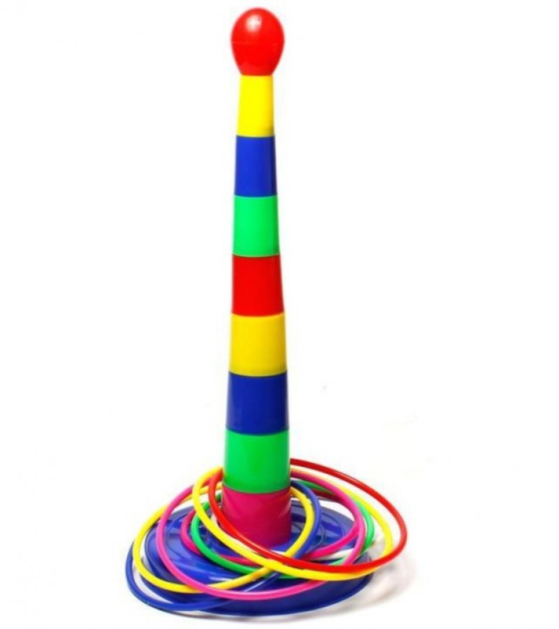 Colorful Ring Toss Quoits Target Game Plastic Toy - Sale price - Buy ...