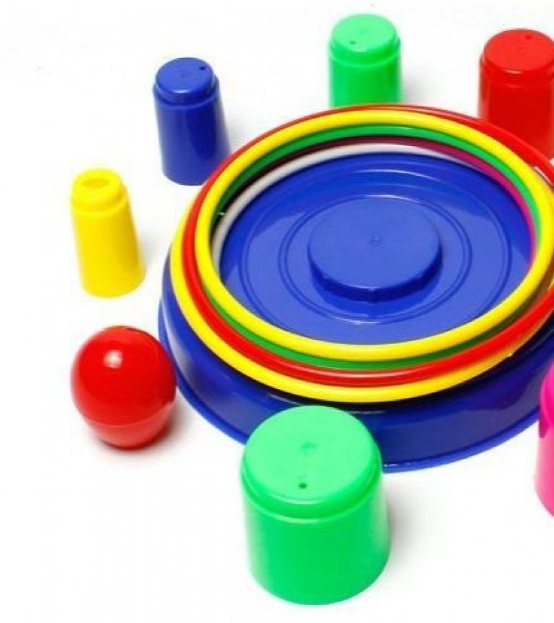 Colorful Ring Toss Quoits Target Game Plastic Toy - Sale price - Buy ...