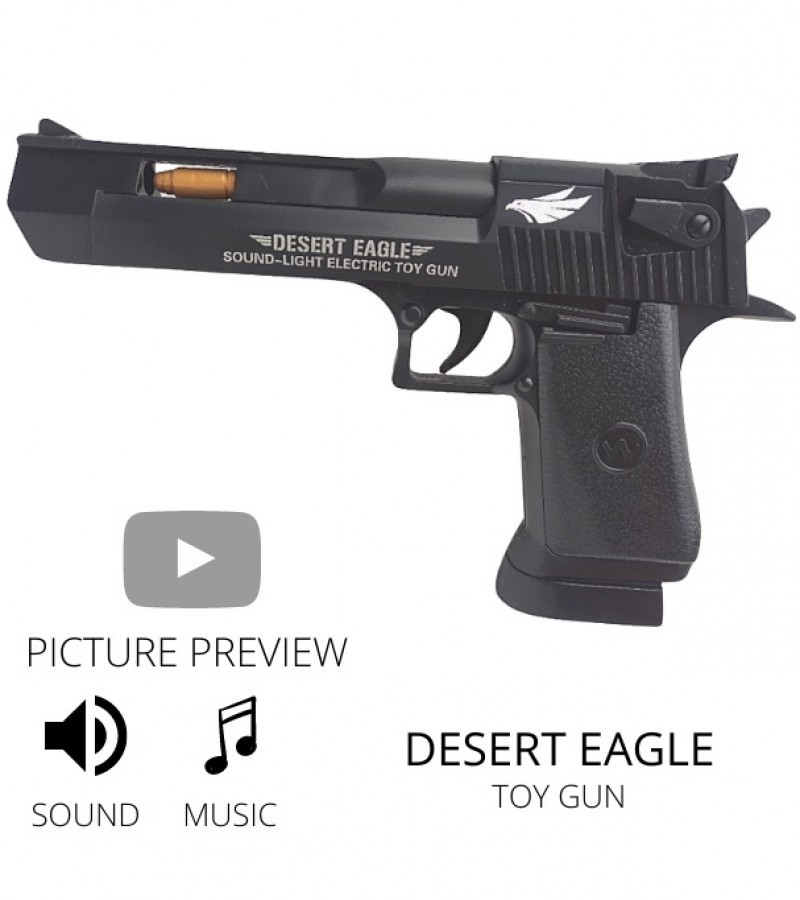 Desert Eagle Picture Projection - Sound and Music Toy_Gun For Kids ...