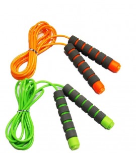 Jump Rope With Ball Bearings Tangle Free Rapid Speed Cable Skipping ...