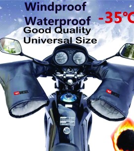 1Pair Motorcycle Handle gloves Universal Waterproof Good Quality Bike Gloves With Furr Sale price Buy online in Pakistan Farosh.pk