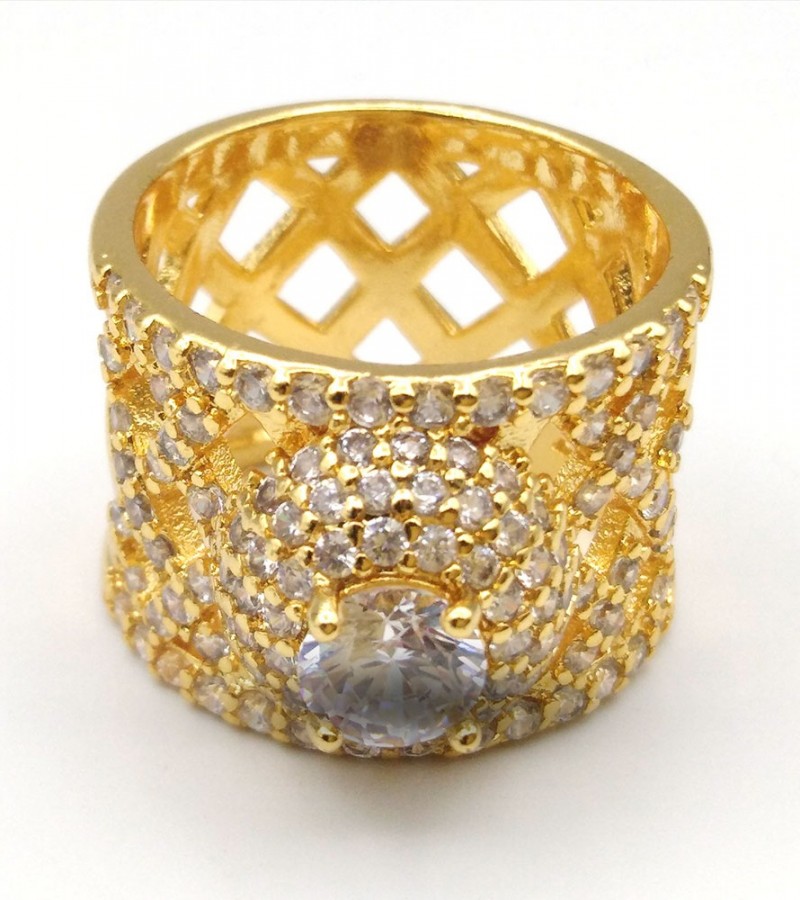Golden Color Ring for Women - Sale price - Buy online in Pakistan ...