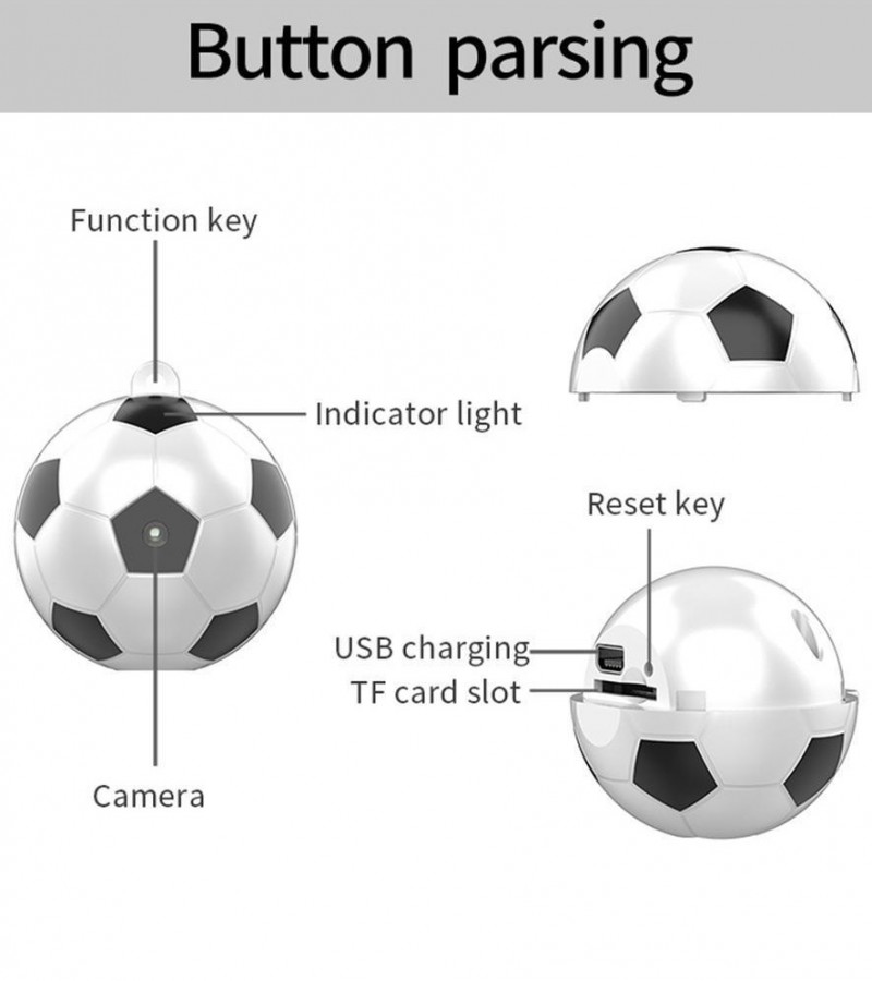 HD 1080p Mini Football Camera - Sale price - Buy online in Pakistan ...