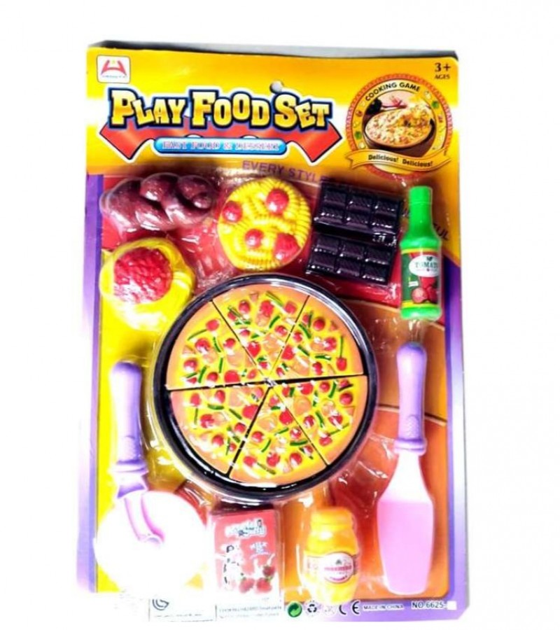 Kids Toy Pizza Set Complete - 6 Inches Pizza - Fun for Girls & Boys ...