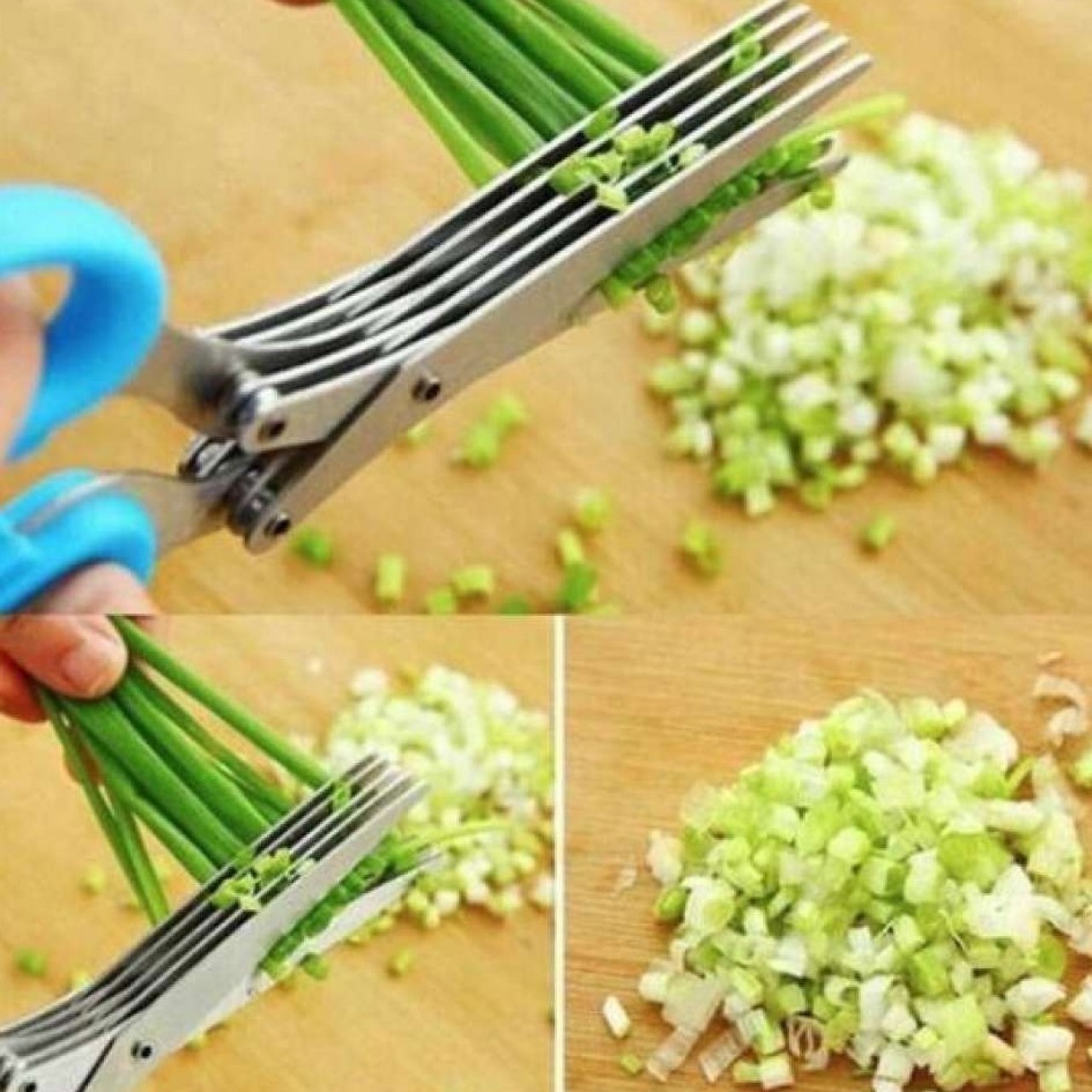 Multi-Functional Stainless Steel Kitchen Scissors - 5 Layers - Sale ...