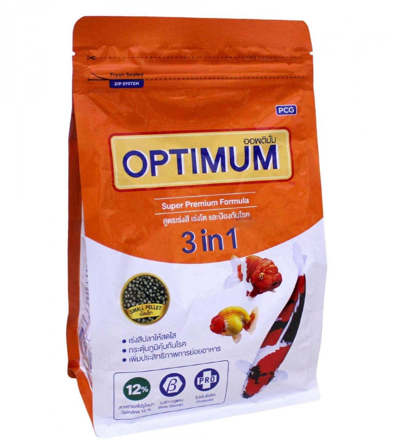 Reviews of OPTIMUM 3 IN 1 Thailand Floating Fish Food 800G | Online ...