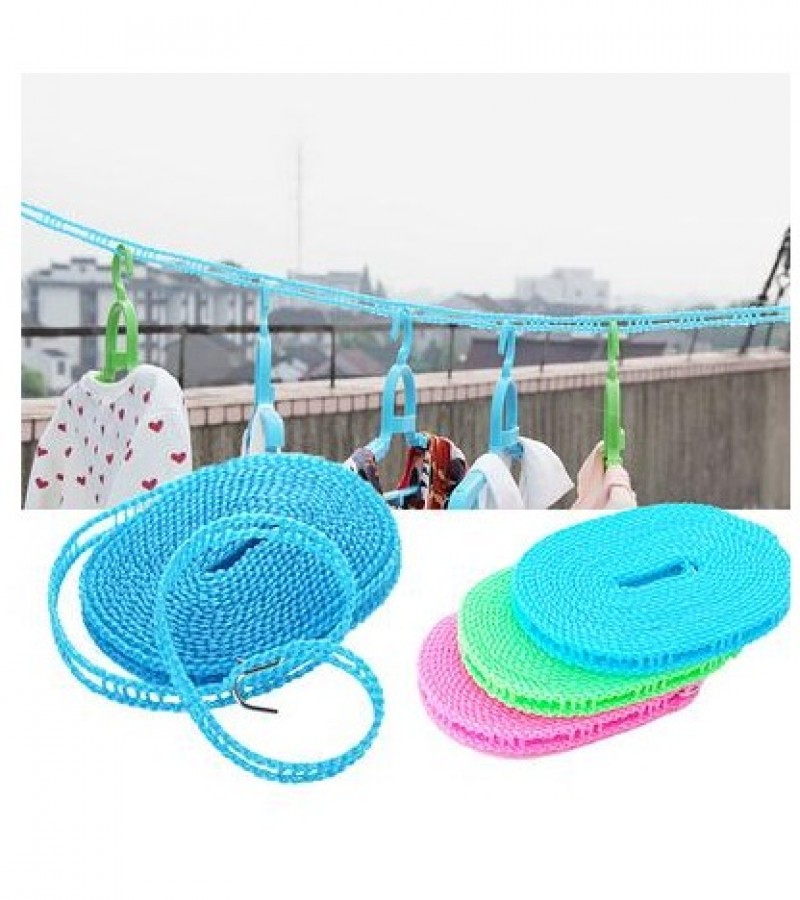 Outdoor 5m Length Nylon Non-slip Drying Clothes Hanger Rope - Sale ...