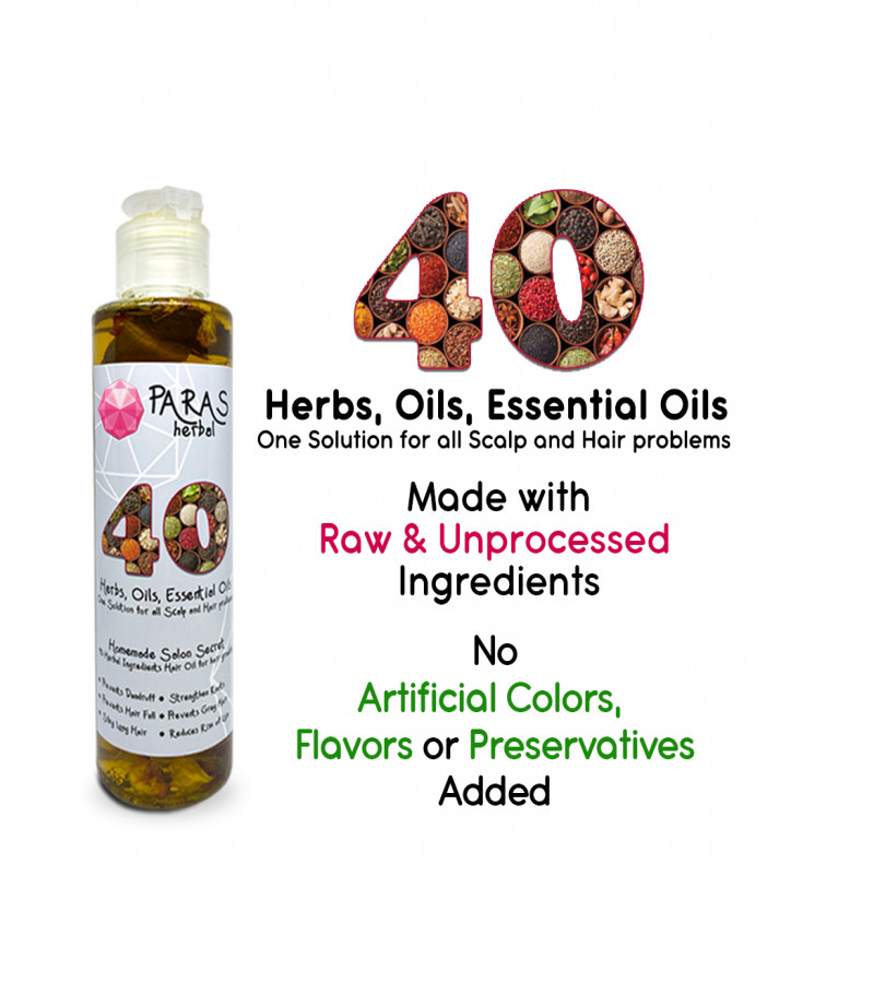 40 Paras Herbal Hair Oil - Sale price - Buy online in Pakistan - Farosh.pk