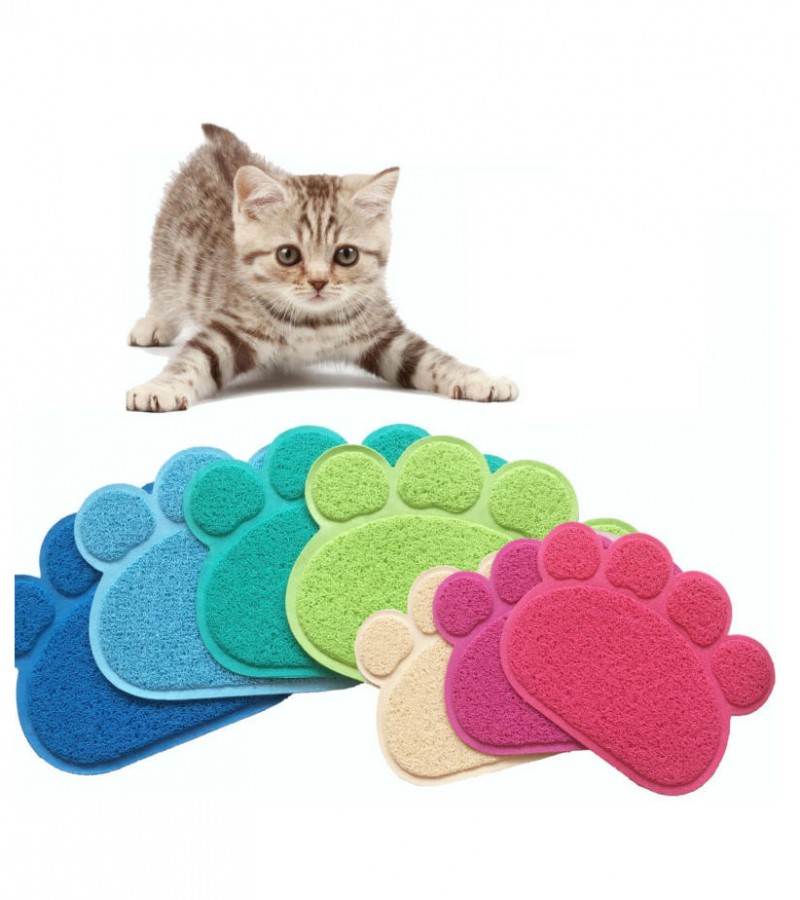 Reviews of Paw Shape Cat Litter Non Slip Mat | Online Shopping in ...
