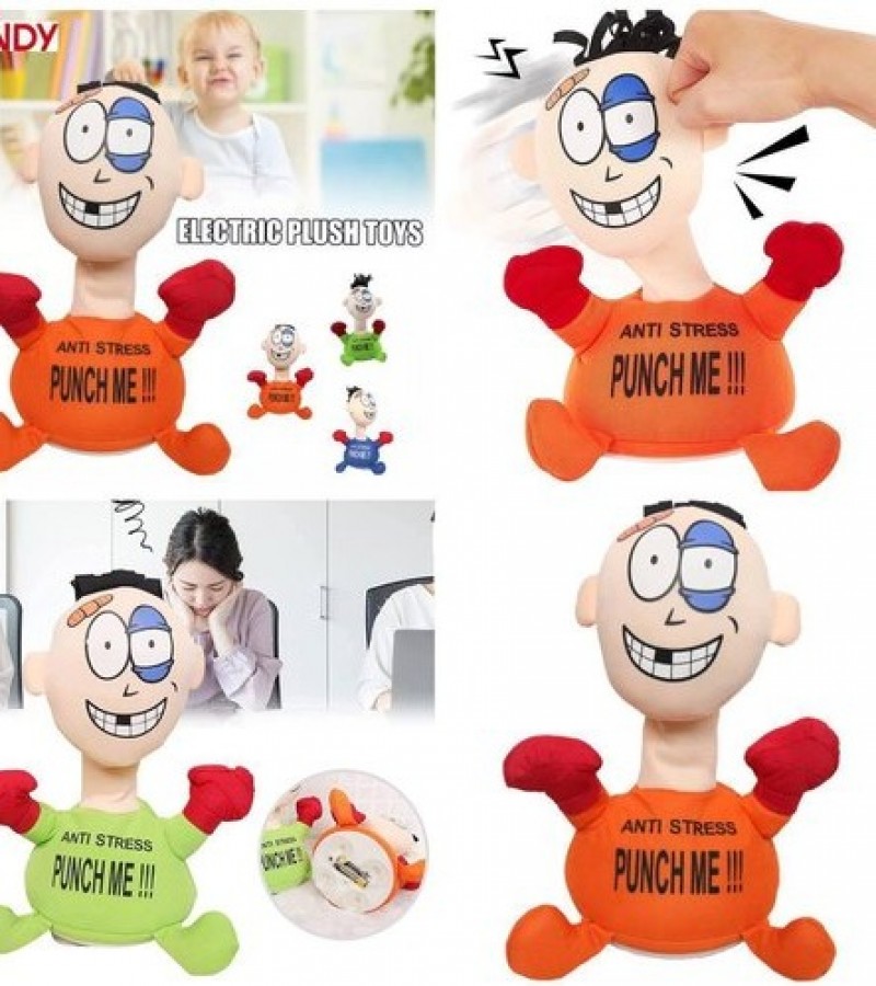 Punch Me Comfortable Touching Electric Plush Vent Toy For Kids and Anti ...