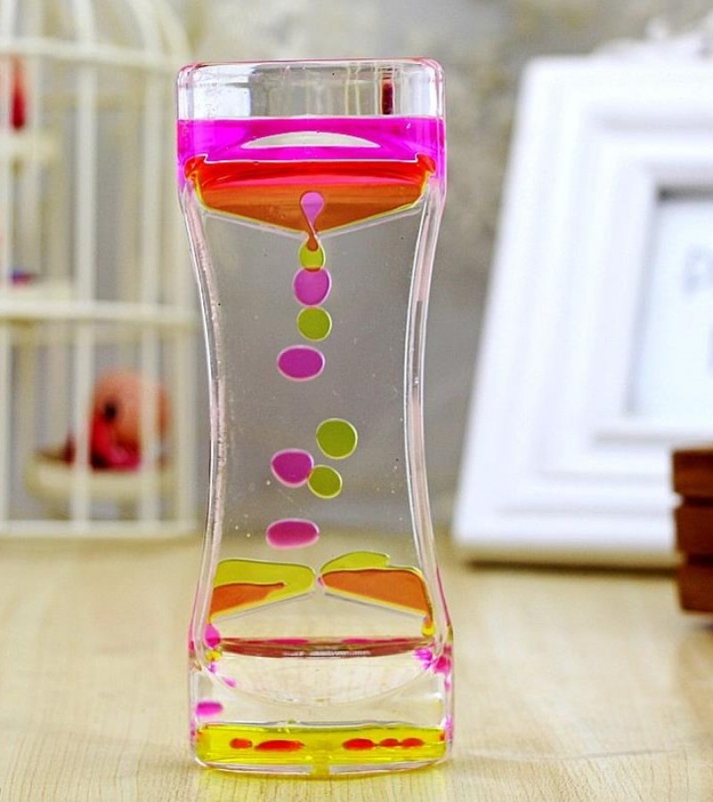 Stress Relief Toy Children Toy Liquid Motion Bubble Drip Oil Timer ...