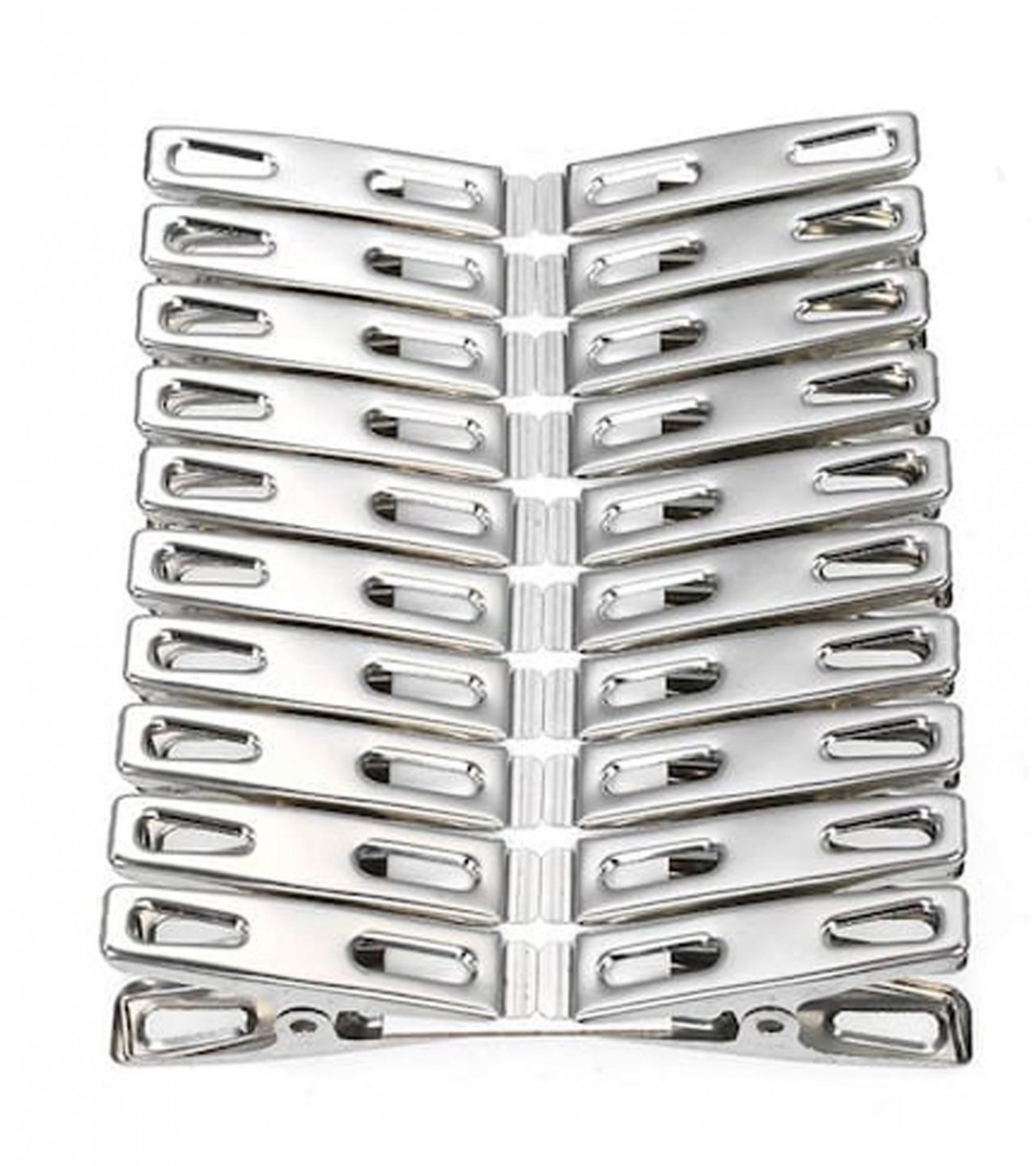 Stainless Steel Cloth Hanging Clip - 12 PCS - Sale price - Buy online ...