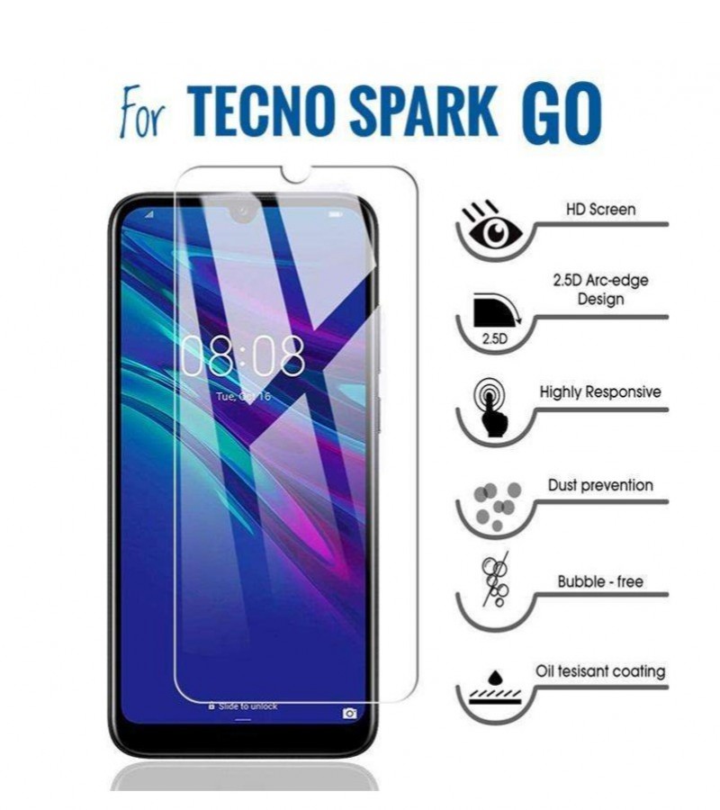 Reviews of Techno Spark Go - 2.5D Plain & Polished - Protective ...
