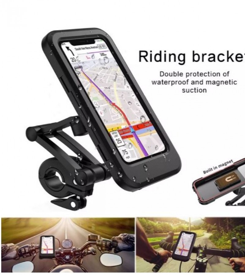 Universal Adjustable 360° Degree Rotating Waterproof Bike Phone Holder ...
